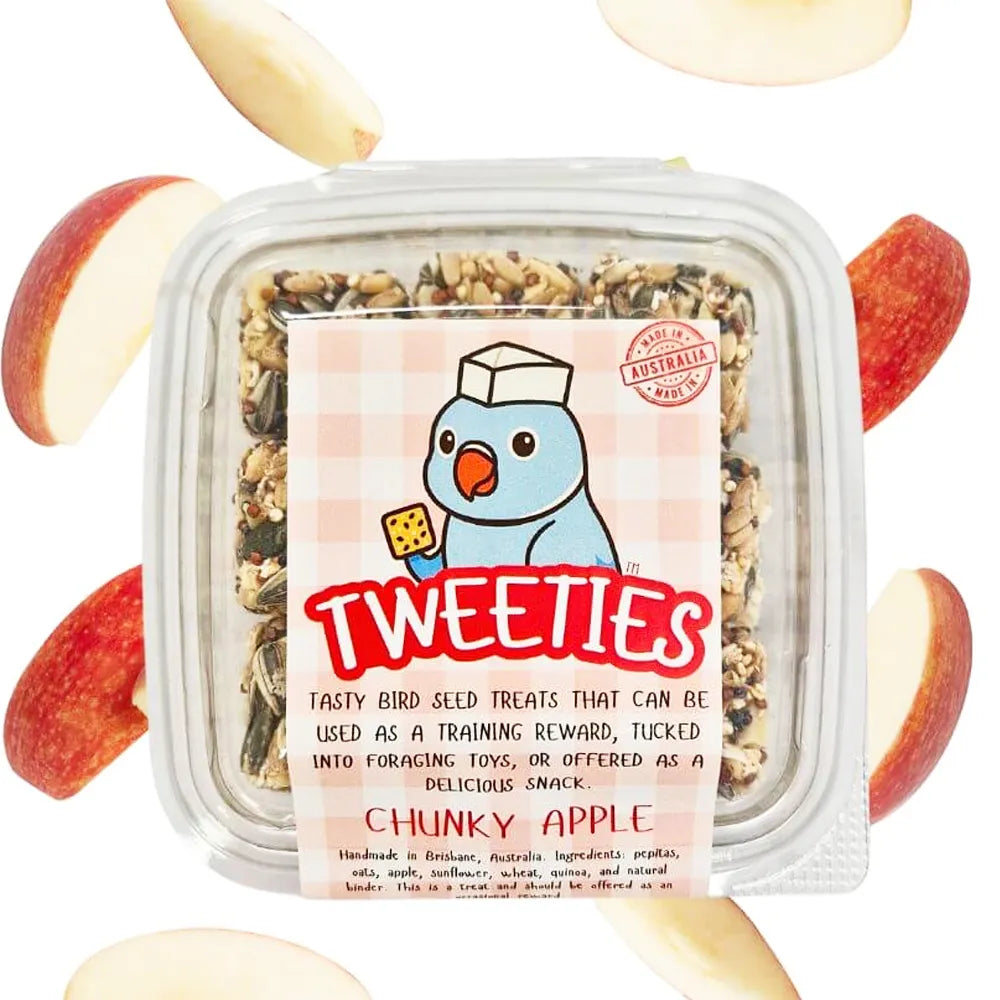 Tweeties Chunky Apple Bird Treats (Excl. TAS & WA) – Get Flocked