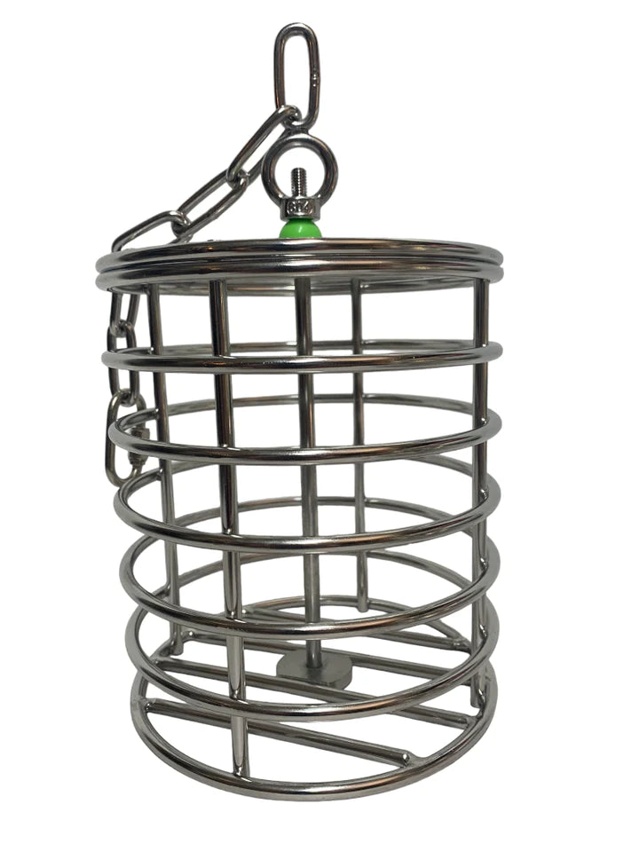 Buy Foraging Parrot Stainless Steel Foraging Bin Online | Get Flocked
